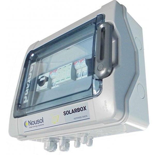 Box with switch 3 input-1 output - 900Vdc - 40A